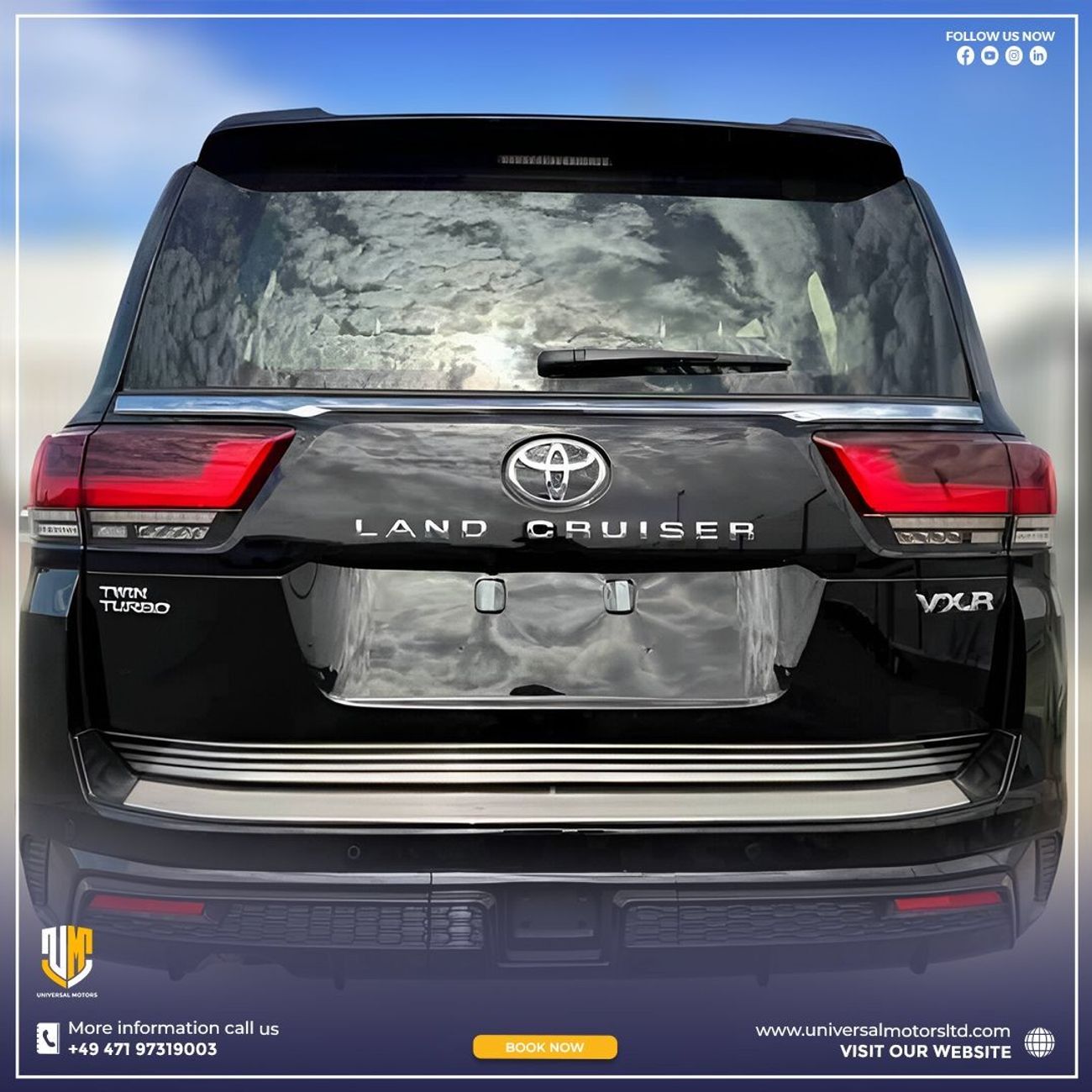 New TOYOTA LAND CRUISER ZX HIGH-VX-R V6G 3.5L ZX HIGH 10AT-RADAR-2025 2025 for sale in Dubai ...