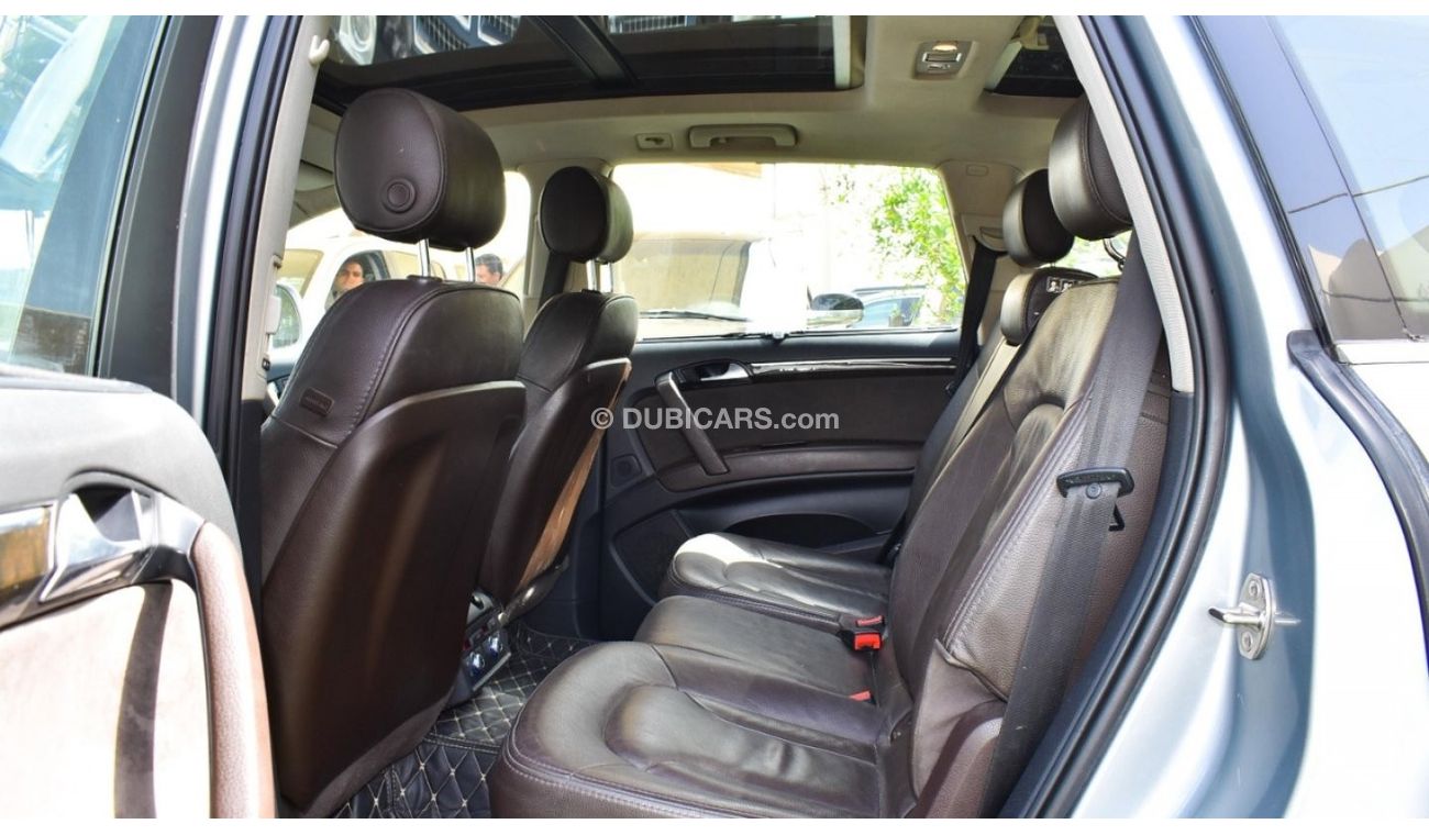 Used Audi Q7 2009 model, Gulf panorama, leather, cruise control, alloy wheels, sensors, electric ...