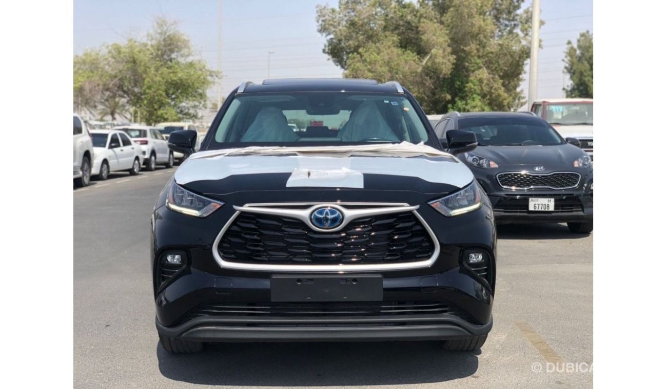 New GLE HEV BLACK TOYOTA HIGHLANDER GLE 2.5 2022 for sale in Dubai - 538324