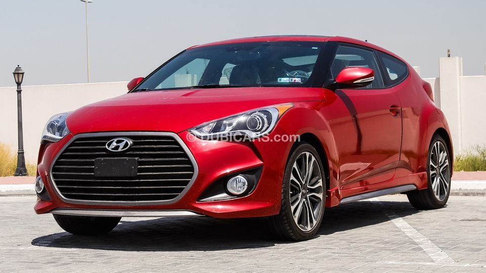 Hyundai Veloster Turbo for sale: AED 39,900. Red, 2016