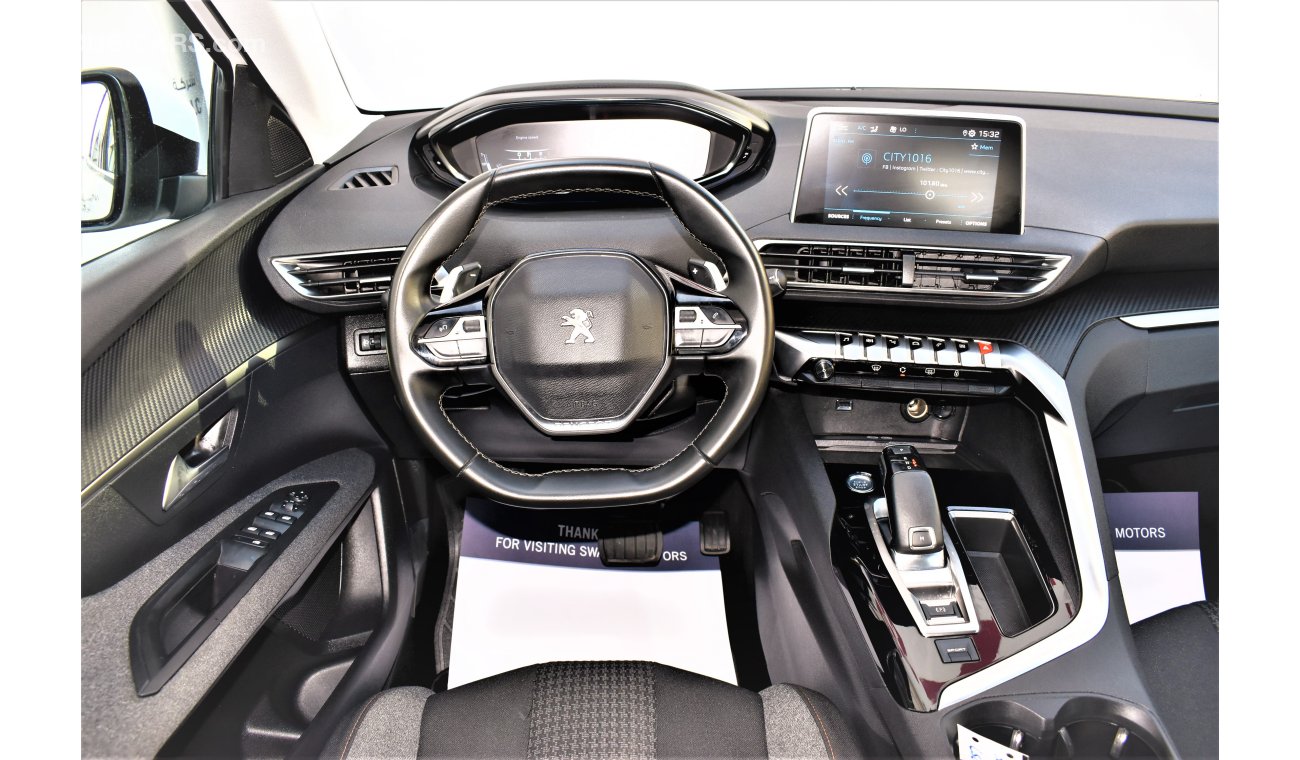 مستعملة بيجو 3008 AED 1762 PM | 1.6L ACTIVE GCC AGENCY WARRANTY 2020 ...