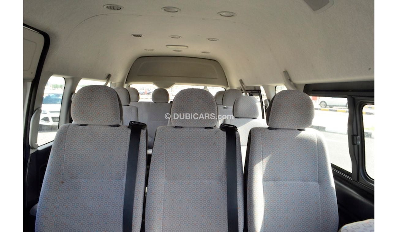 Used Toyota Hiace GL HI ROOF 15 SEATER PASSENGER BUS GCC SPECS 2015 for ...
