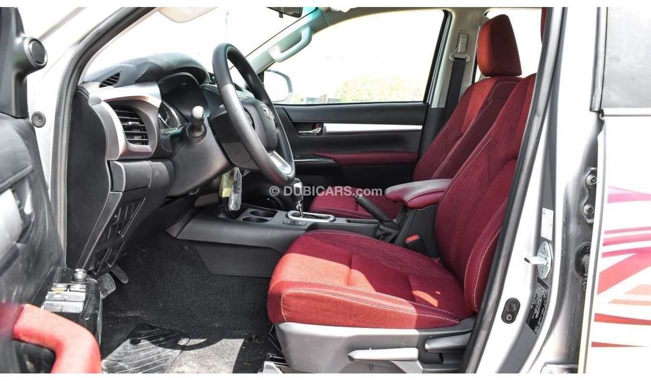 New 2023 Toyota Hilux 4x4 DC 2.8 SR5 - Silver inside Maroon | Export ...