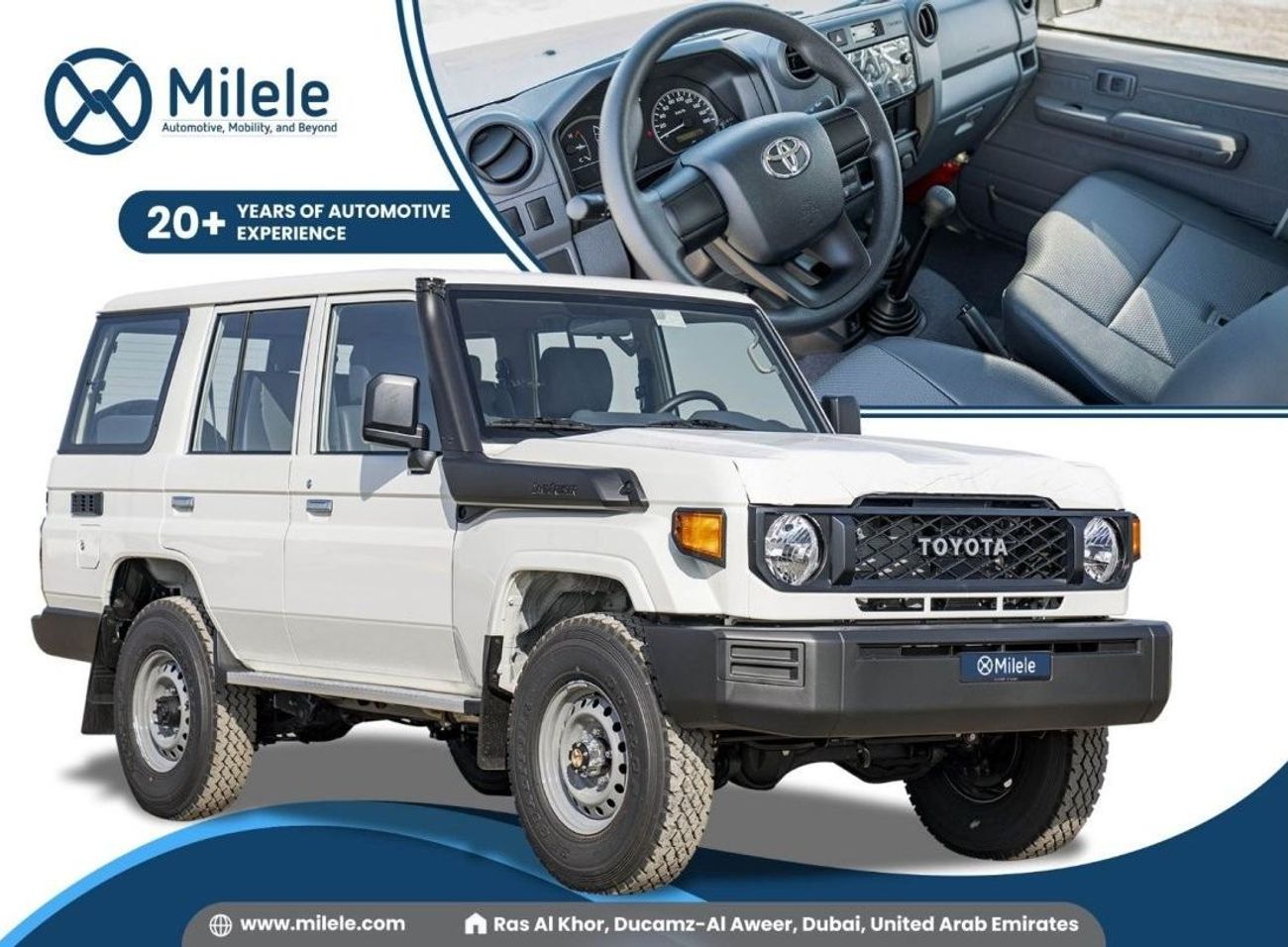 New Toyota Land Cruiser 70 LC76 4.2L DIESEL: NEW SHAPE (EXPORT ONLY) 2024 for sale in Dubai - 788676