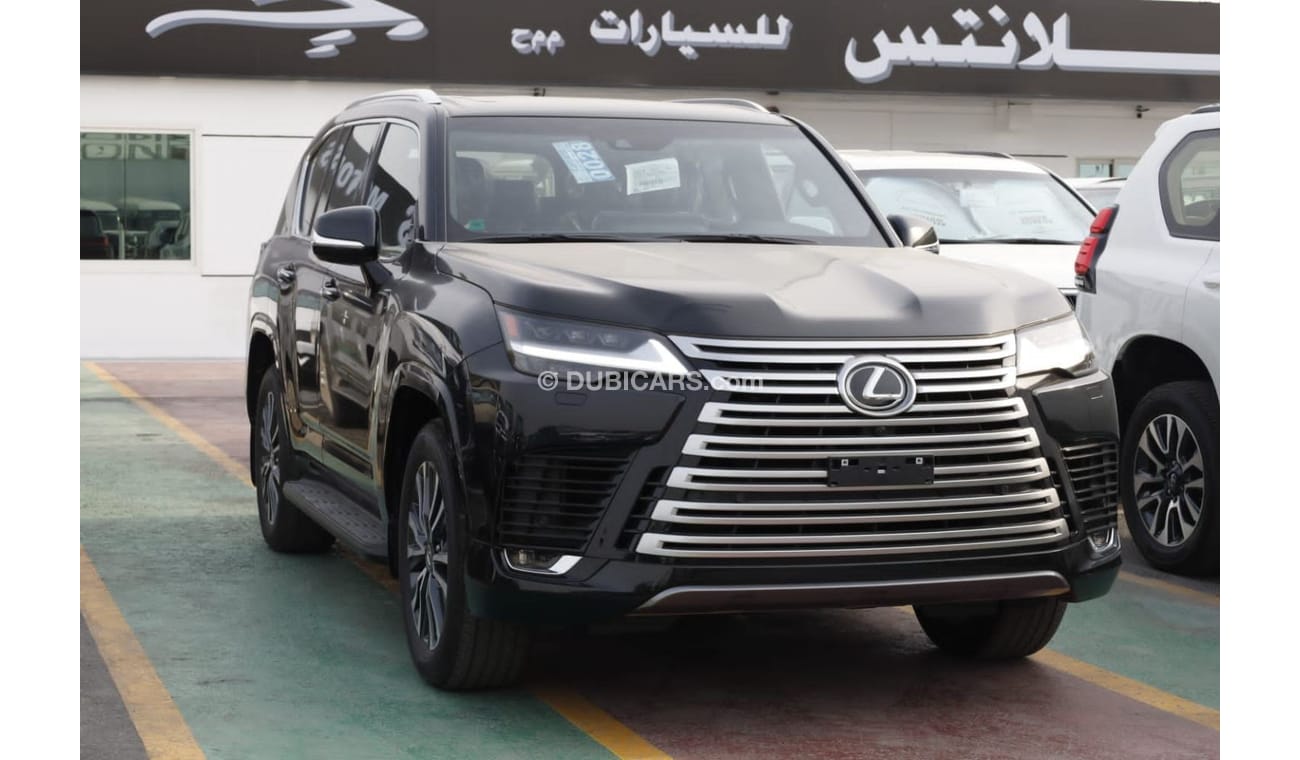 New Lexus LX600 3.5L Prestige Model 2023, new color black inside red 2023 for sale in Dubai - 638504