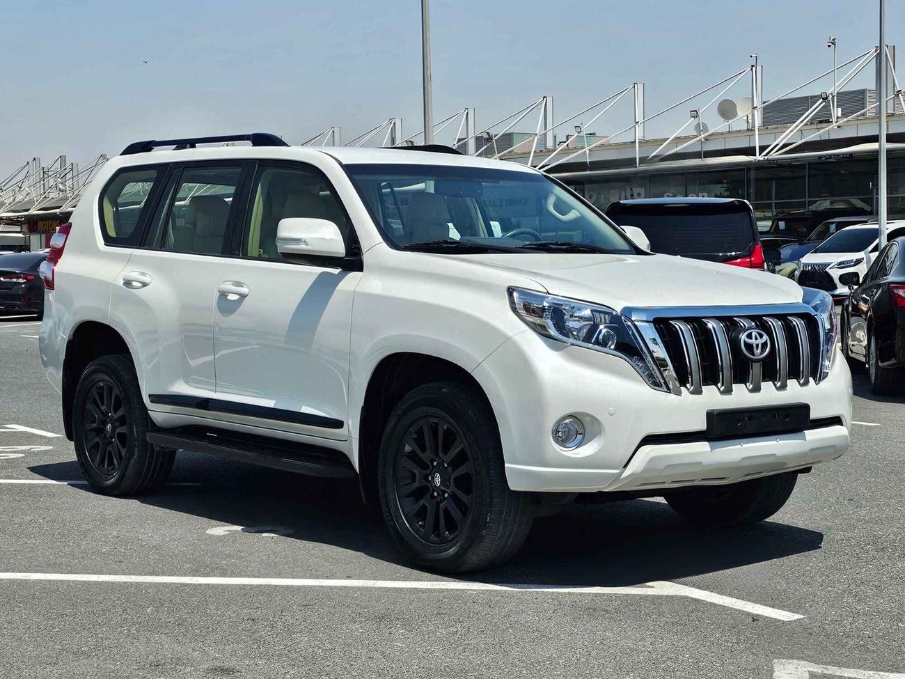 Used Toyota Prado GXR V4/ MID OPT/ LEATHER/ DVD REAR CAMERA/ DOWN TYRE ...