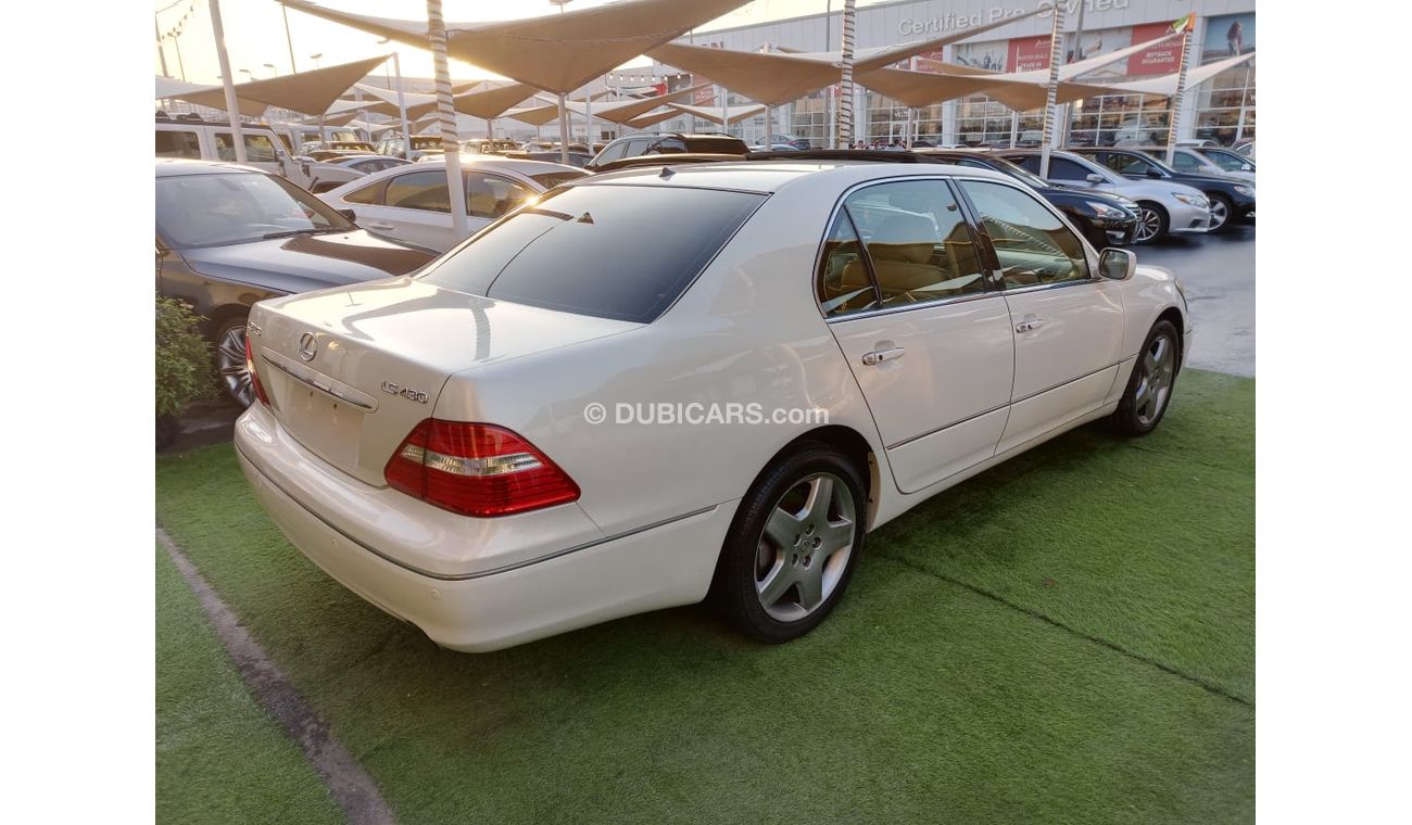 Used Lexus LS 430 American import white color inside beige 1/2 ultra ...