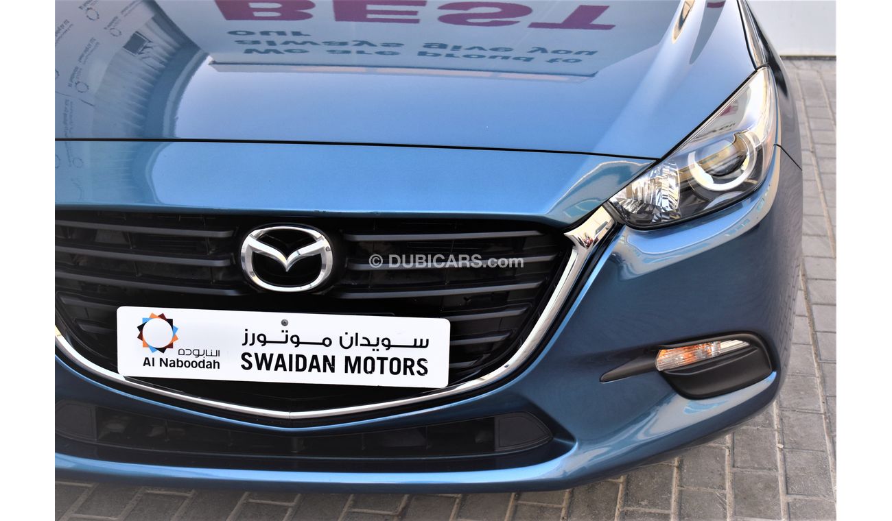 Used Mazda 3 AED 1076 PM | 1.6L S GRADE GCC DEALER WARRANTY 2019 for sale in Dubai - 585148