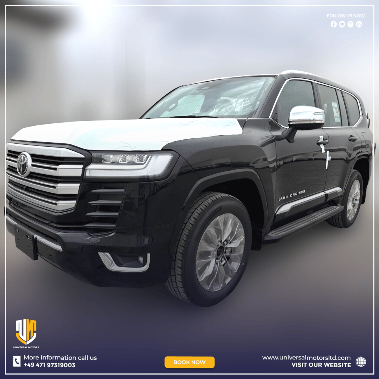 جديدة تويوتا لاند كروزر TOYOTA LAND CRUISER VX HIGH DIESEL-V6D 3.3L 10AT-RADAR-2025 2025 للبيع ...