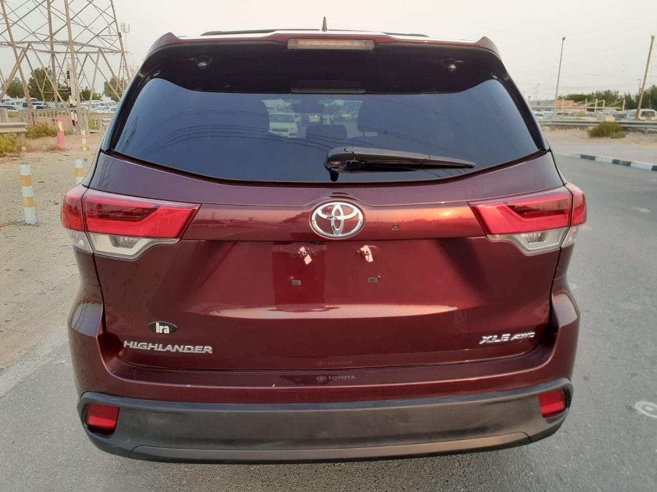 Used 2018 TOYOTA HIGHLANDER XLE AWD MAROON 6Cylinder 3.5L Engine 31632 ...