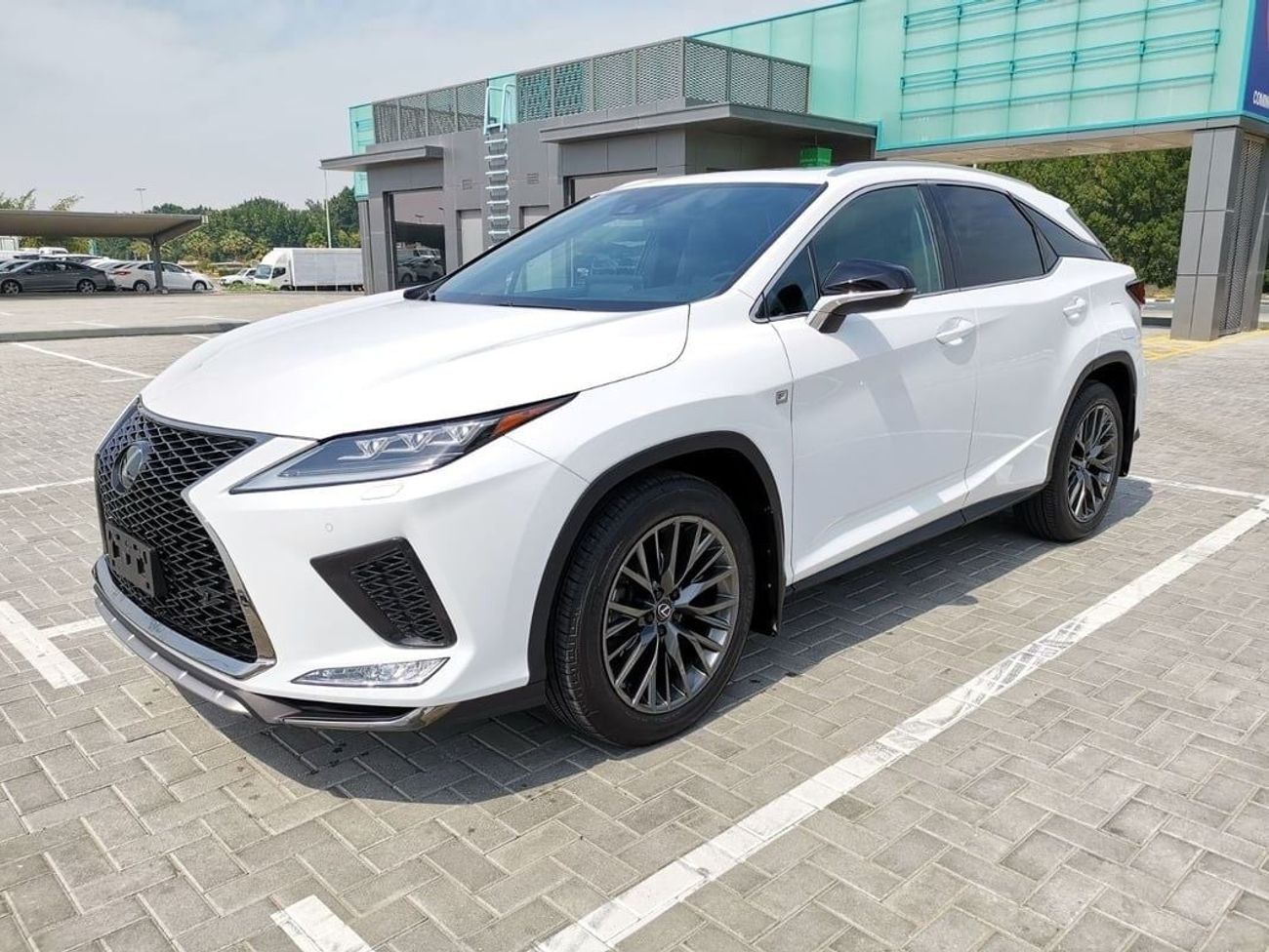 Used Lexus RX350 (F-Sport) - 2022 - White 2022 for sale in Sharjah - 721345