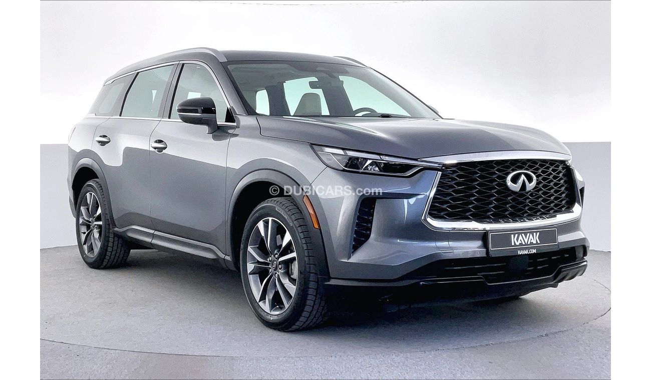 Used Infiniti QX60 Luxe | 1 year free warranty | 0 Down Payment 2023 for sale in Dubai - 804505