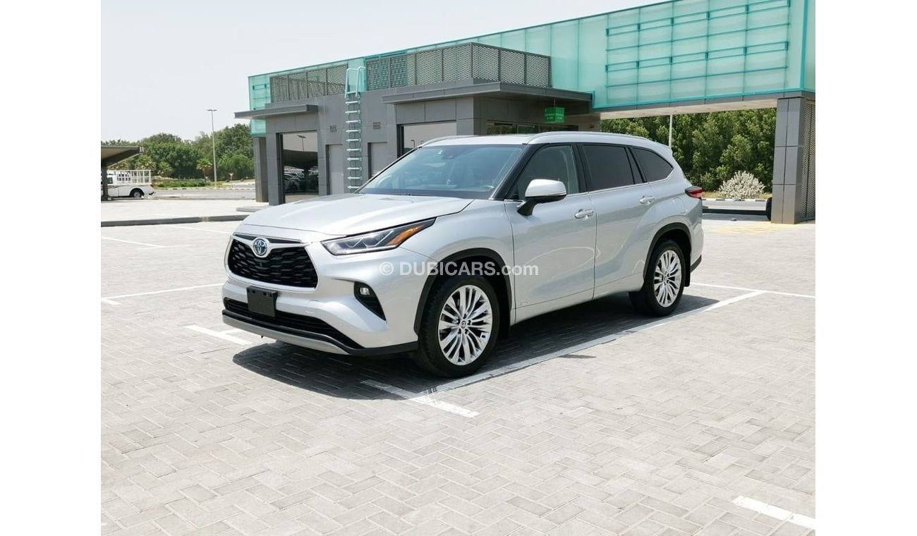 Used Toyota Highlander Platinum ( Hybrid )- 2022- Silver 2022 for sale ...