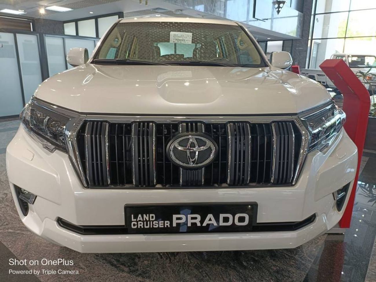 New Toyota Prado 4.0L PET TX-L - SDM - 23YM-02AB - 150L - NO SUNROOF - WHT_BEIG (EXPORT OFFER ...