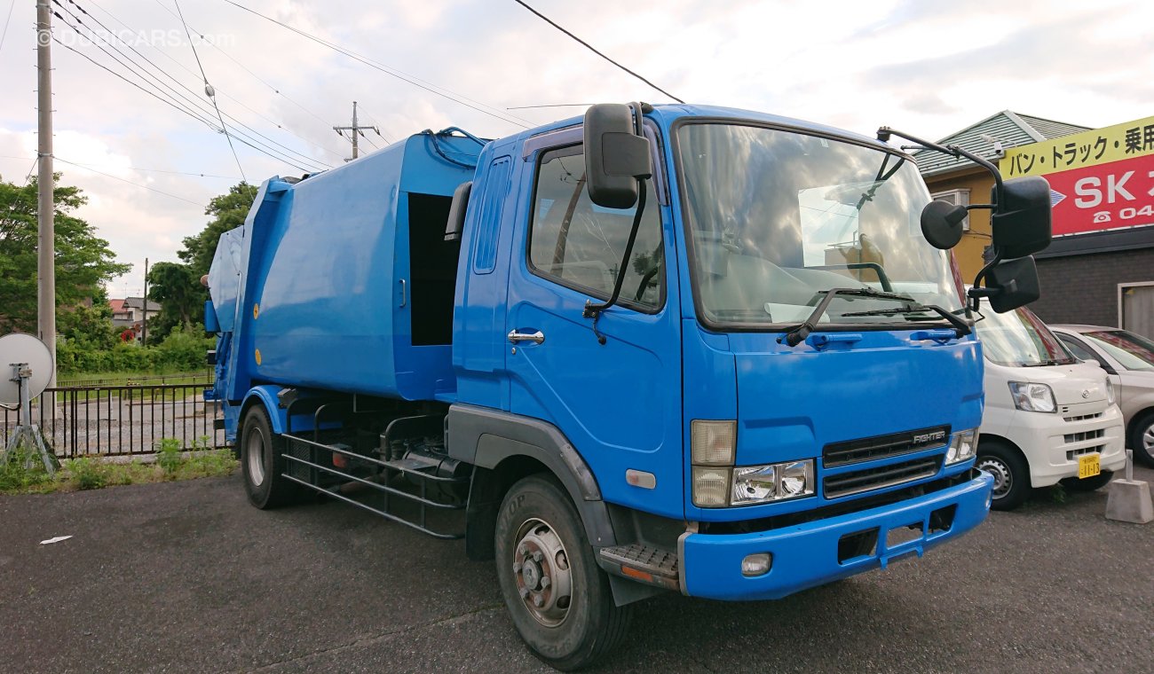 Used Mitsubishi Fighter Used RHD Garbage Compactor Fuso Fighter FK61HGX ...