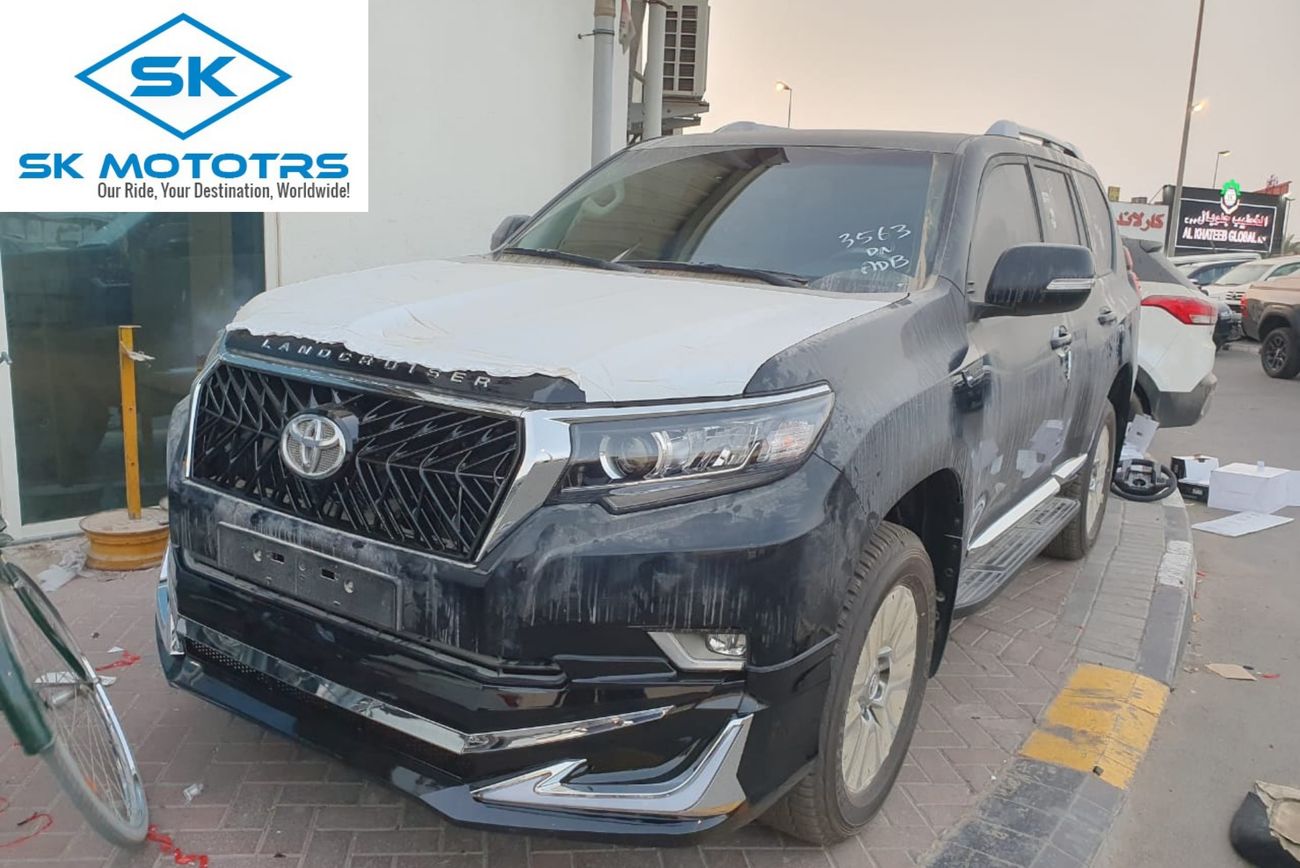 New Toyota Prado 4.0L Petrol, RED INTERIOR, 18" Rims, LED Headlights ...