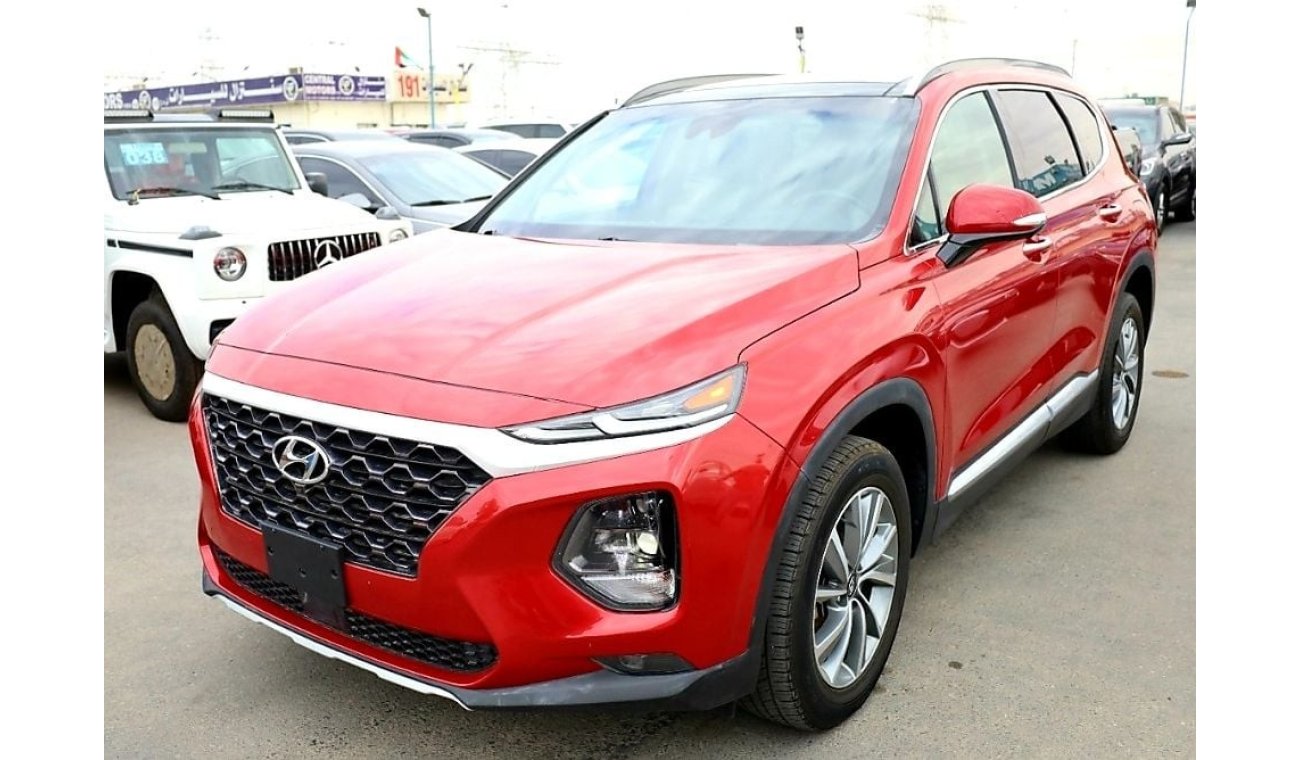 Used HYUNDAI SANTA FE 2019 RED 2019 for sale in Dubai - 569776