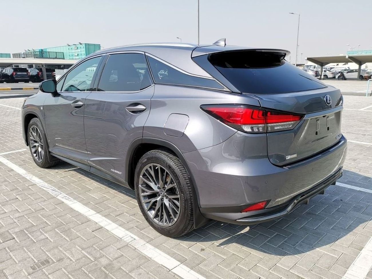 Used F Sport Lexus RX450h Hybrid ( F-Sport ) - 2022 - Grey 2022 for sale in Sharjah - 717257