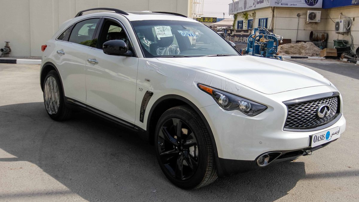 Infiniti QX70 S for sale: AED 157,000. White, 2017