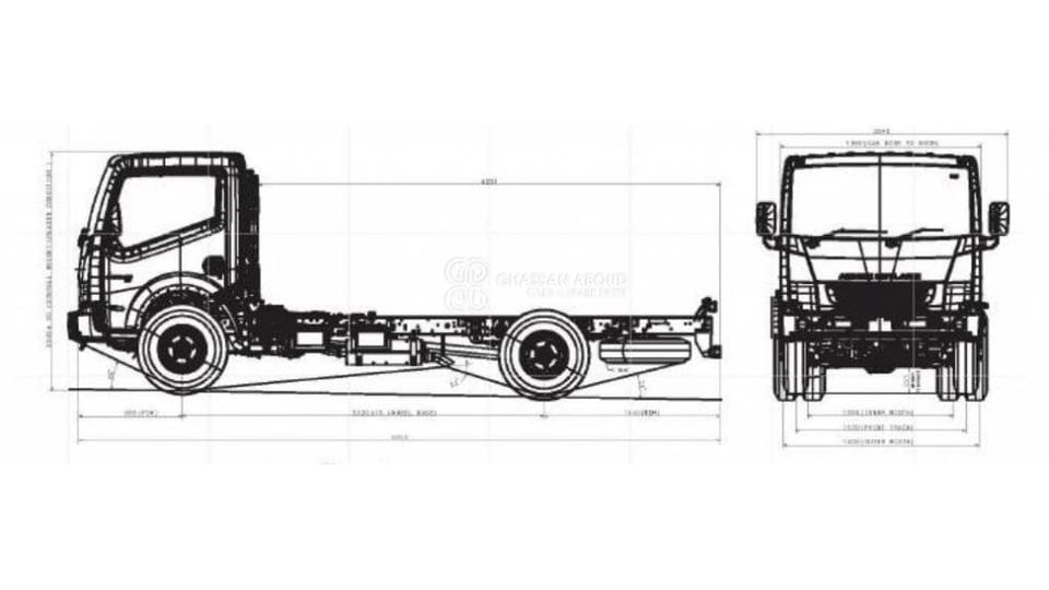 New Ashok Leyland Falcon PICK UP CHASSIS PAYLOAD 4.5 APPROX TON MY23 ...