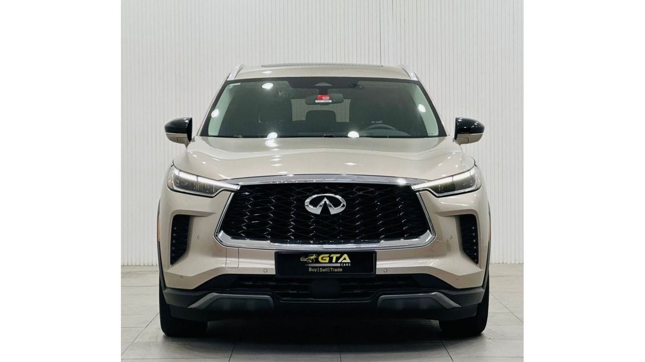 Used 2022 Infiniti QX60, OCT 2027 Agency Warranty + OCT 2025 Agency Service Contract,GCC 2022 ...