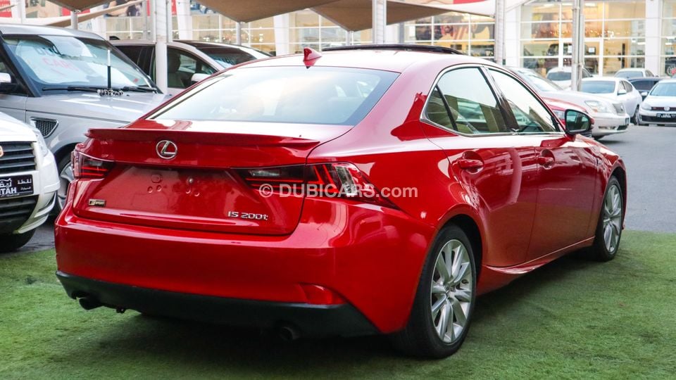 Used Lexus IS 200 Lexes IS200T MODEL 2016 Red Coulour Number One ...