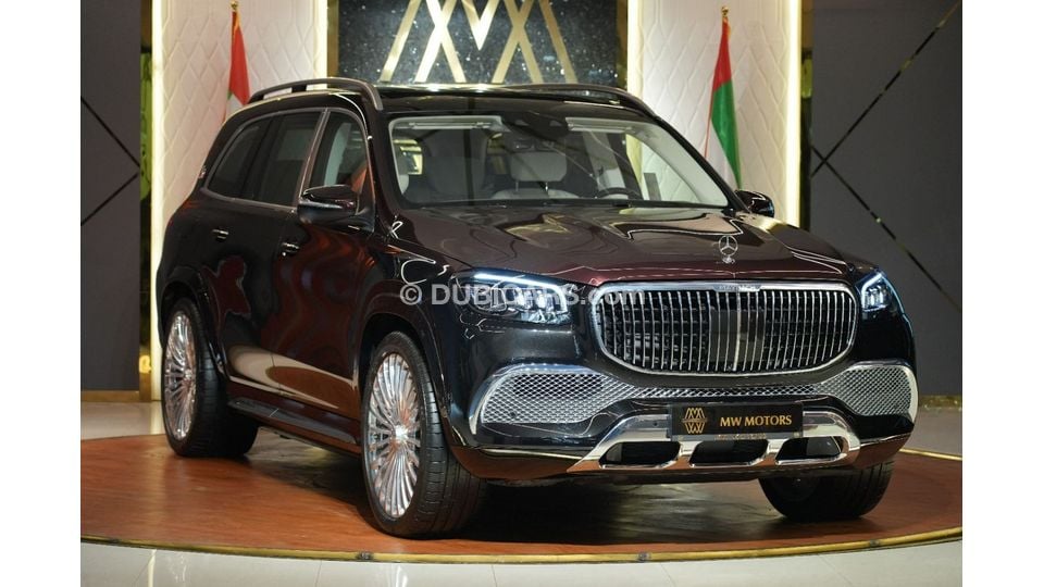 New Mercedes-Benz GLS 600 GLS 600 Crystal White Interior Obsidian Black ...