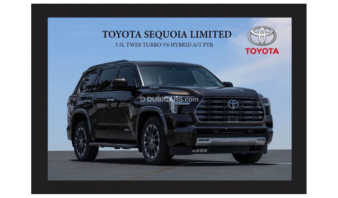 New TOYOTA SEQUOIA LIMITED 3.5L TWIN TURBO V6 HYBRID A/T PTR 2023 for ...