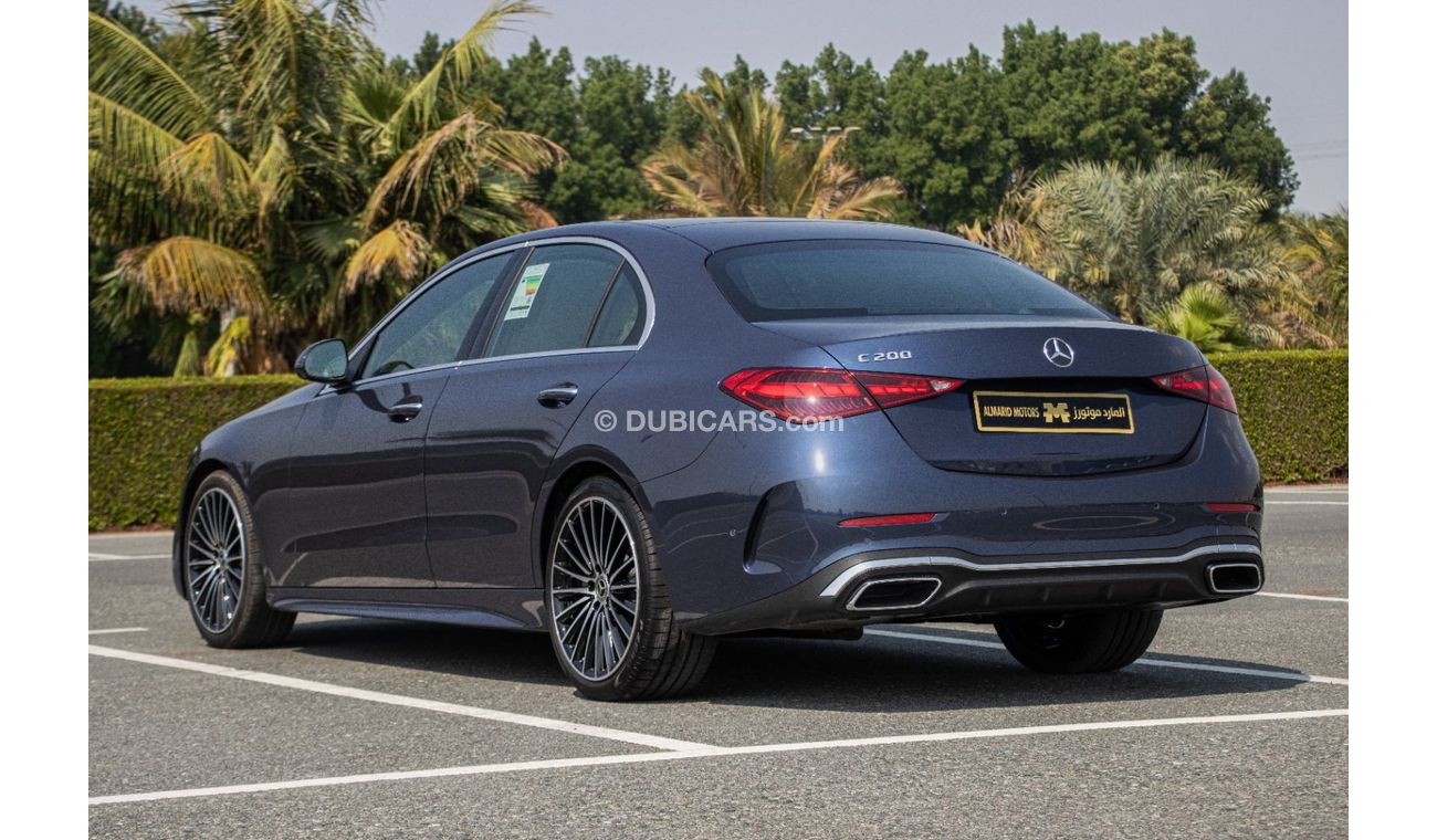 New Mercedes-Benz C200 (FOR EXPORT) C 200 Premium + BLUE / COGNAC 2024 ...