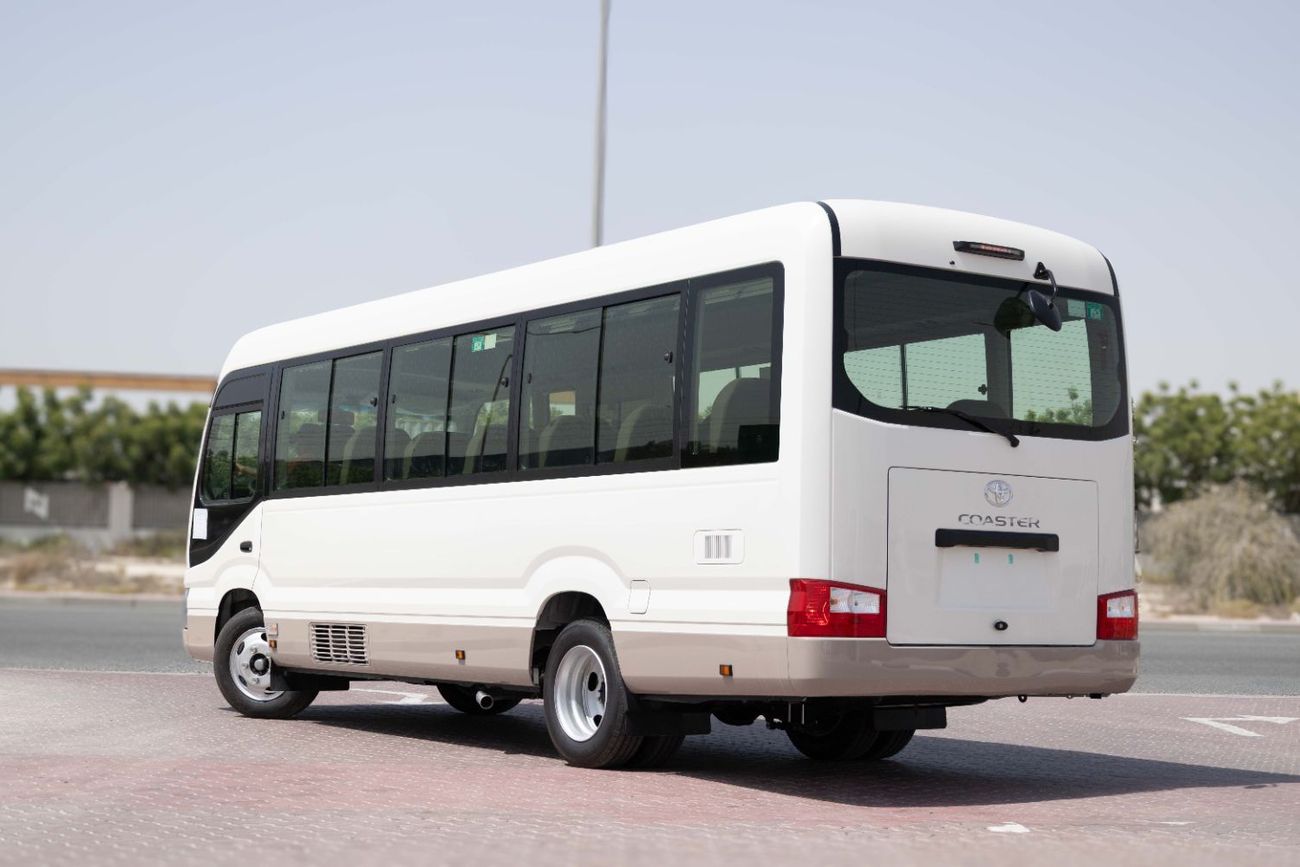 New 2025 Toyota Coaster 2.7L - Manual - White Inside Grey | Export Only ...