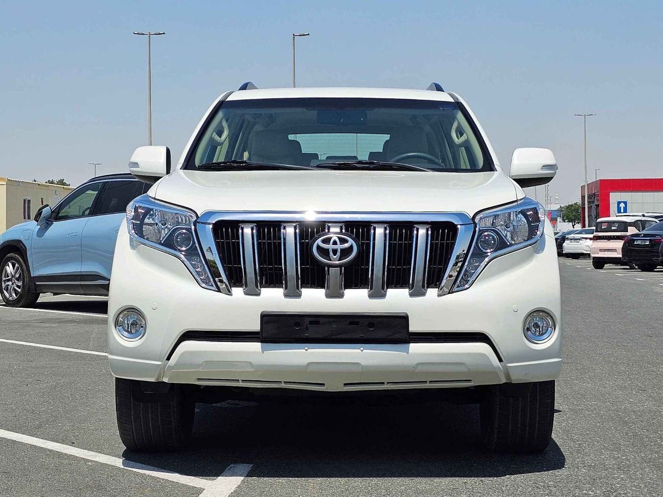 Used Toyota Prado GXR V4/ MID OPT/ LEATHER/ DVD REAR CAMERA/ DOWN TYRE ...
