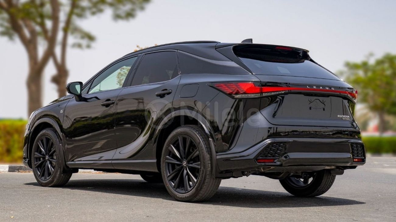 New Lexus RX 500h 2.4L HYBRID - BLACK: F SPORT STYLING, HUD, PANORAMIC ...