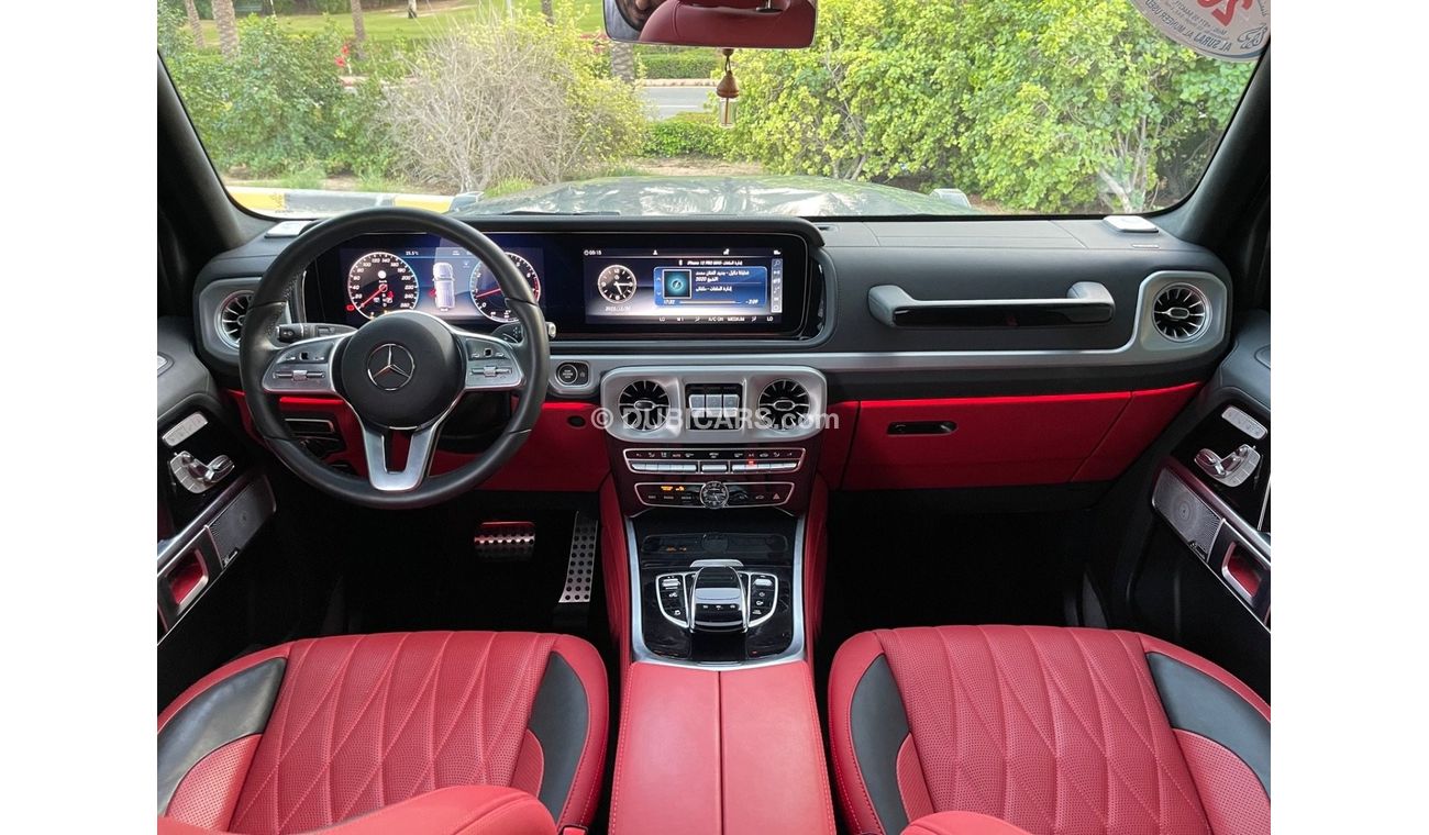 مستعملة مرسيدس بنز G 500 موديل 2021 G500 كيت G63 من الخارج وارد يابان صبع وكالة رقم واحد دبل ...