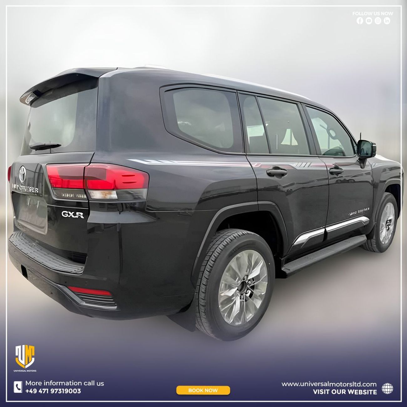 جديدة تويوتا لاند كروزر Toyota Land Cruiser Ax Mid (A) Diesel-LC300 GX-R V6D 3.3L (ACC) 10AT ...