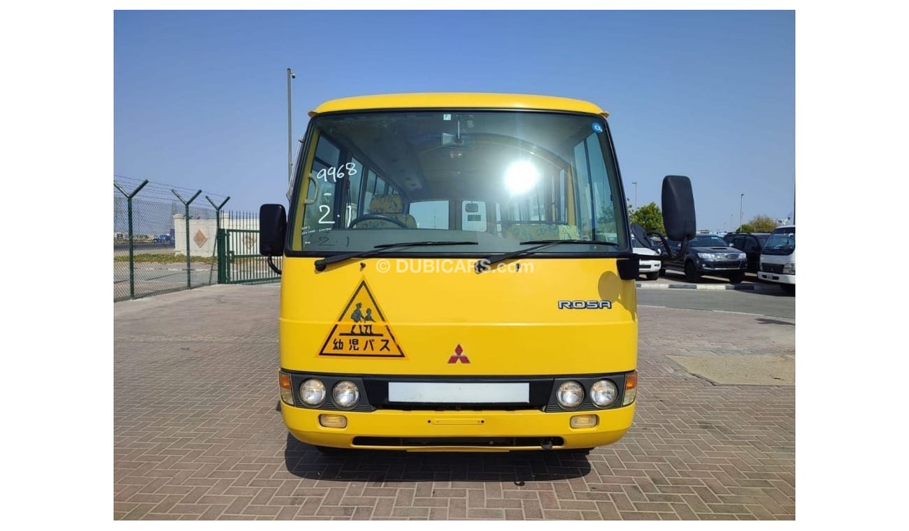 Used Mitsubishi Rosa BE63CE-200195 -SCHOOL BUS -YELLOW || DIESEL RHD ...