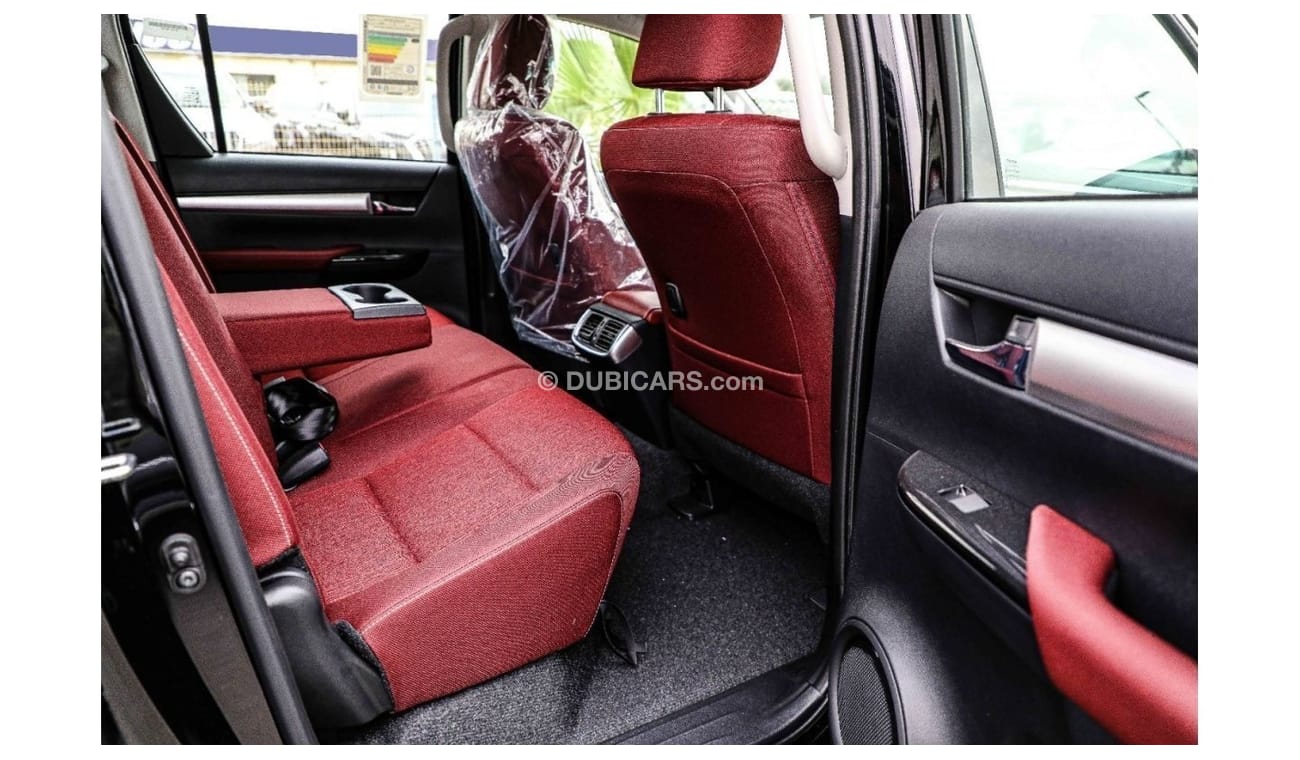 New 2023 Toyota Hilux 4x4 DC 2.8 SR5 - Black inside Maroon | Export ...