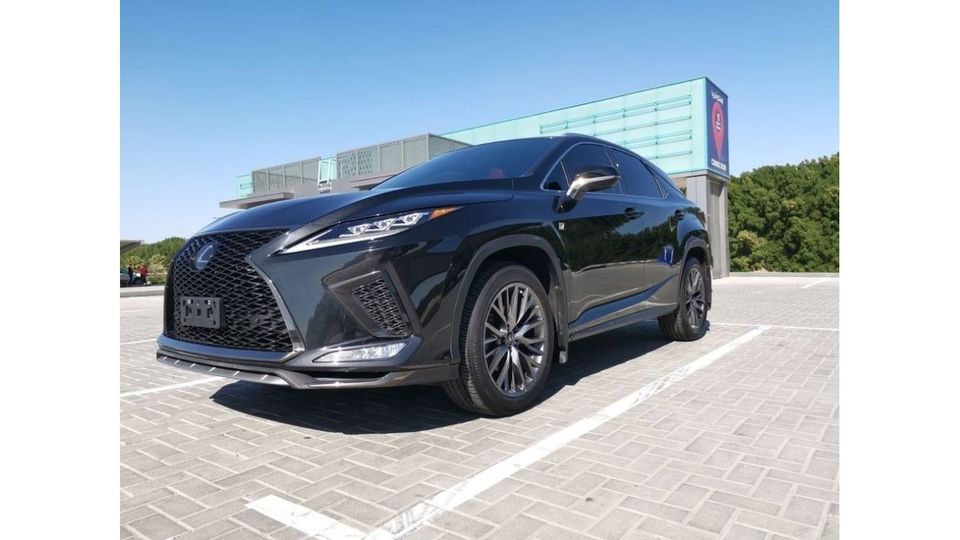 Used Lexus RX350 F-Sport - 2022 - Black 2022 for sale in Sharjah - 697534