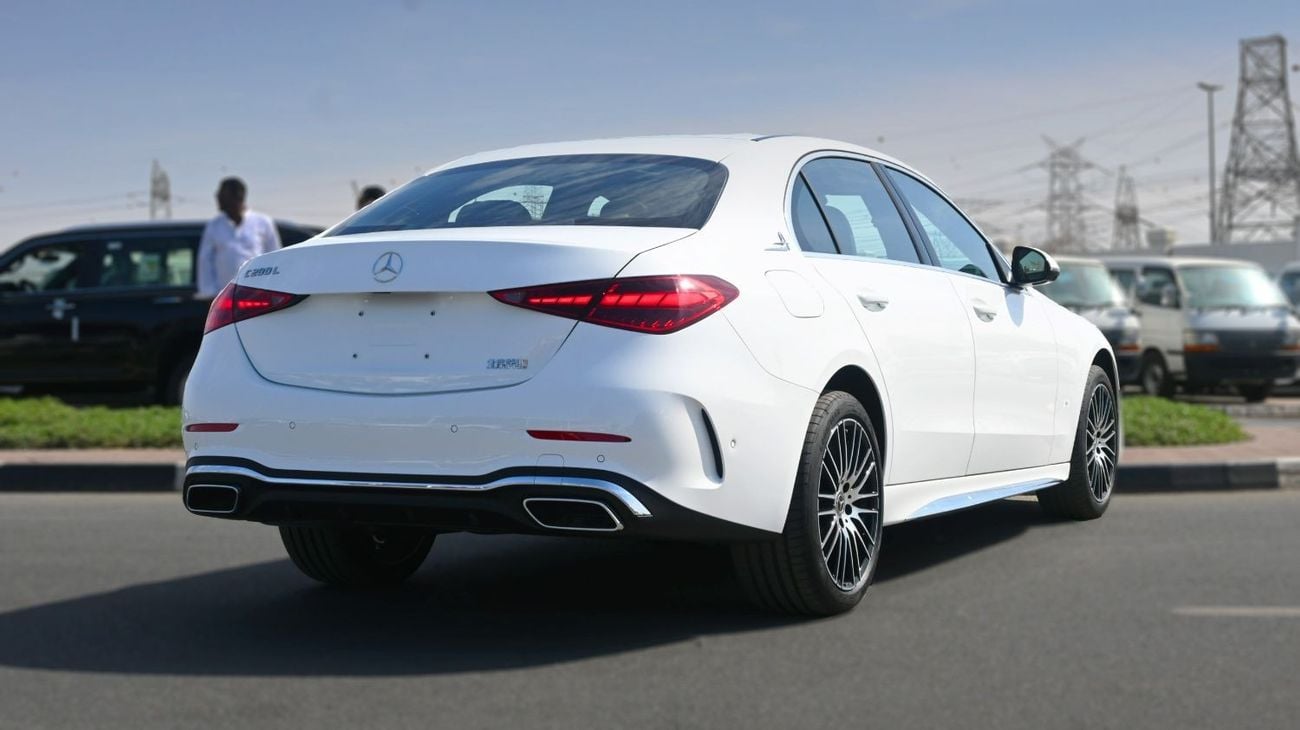 New Mercedes-Benz C200 Mercedes C200 L 2025 1.5L 4 Cylinder 170 hp 4 Doors 5 Seats White outside ...