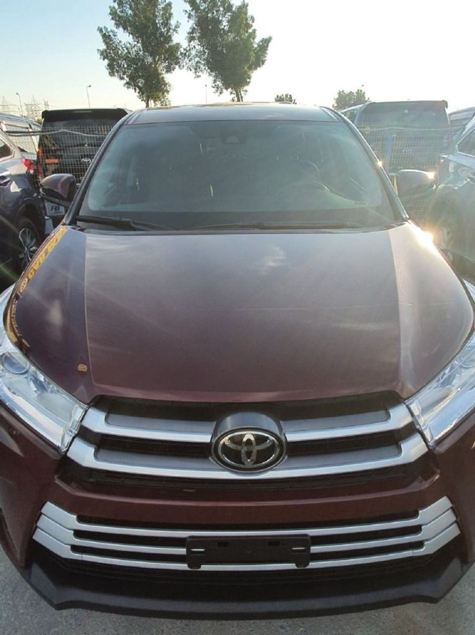Used 2017 TOYOTA HIGHLANDER (Red edition) mid option 2017 for sale in ...