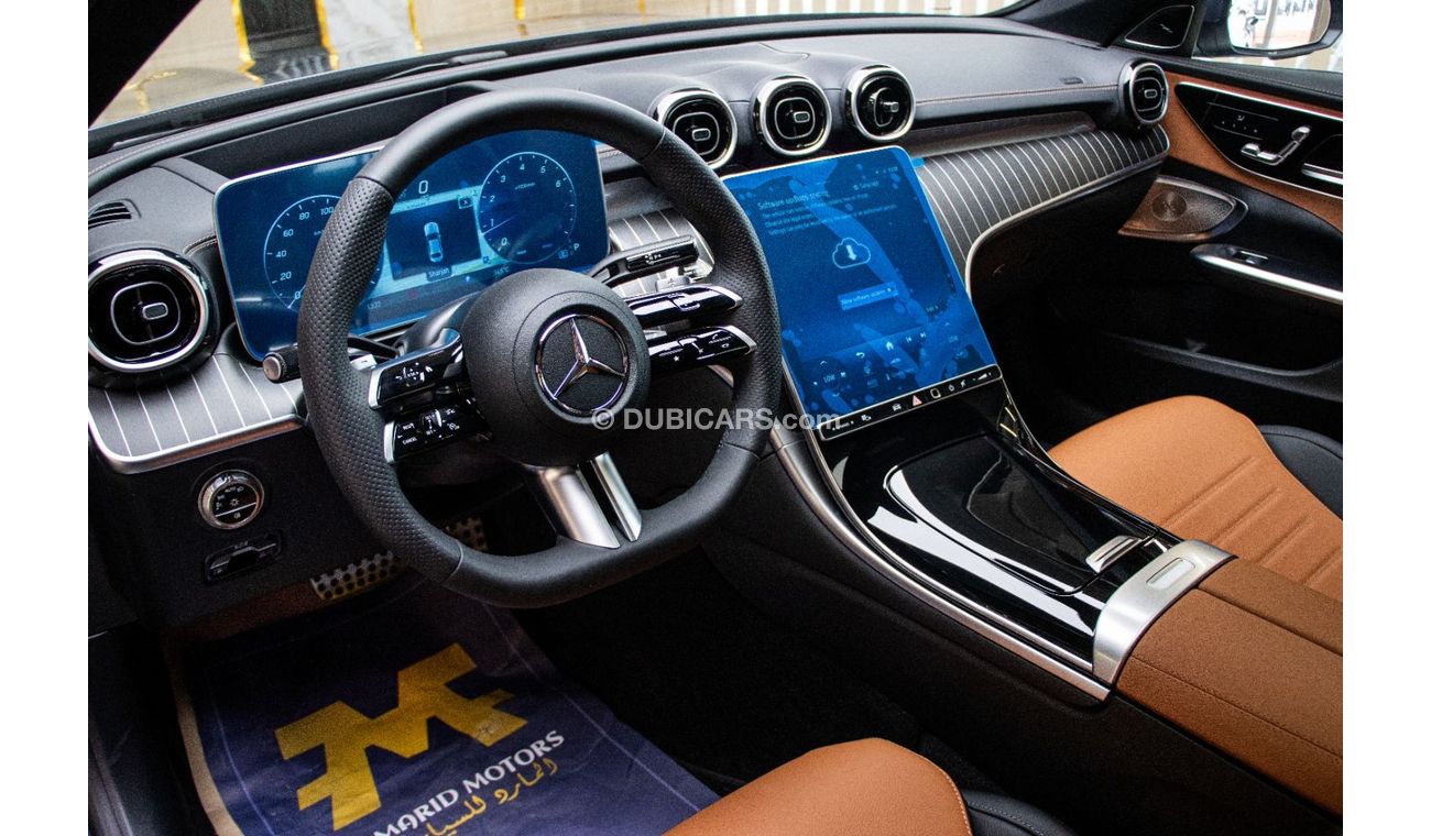 New Mercedes-Benz C200 (FOR EXPORT) C 200 Premium + BLUE / COGNAC 2024 ...
