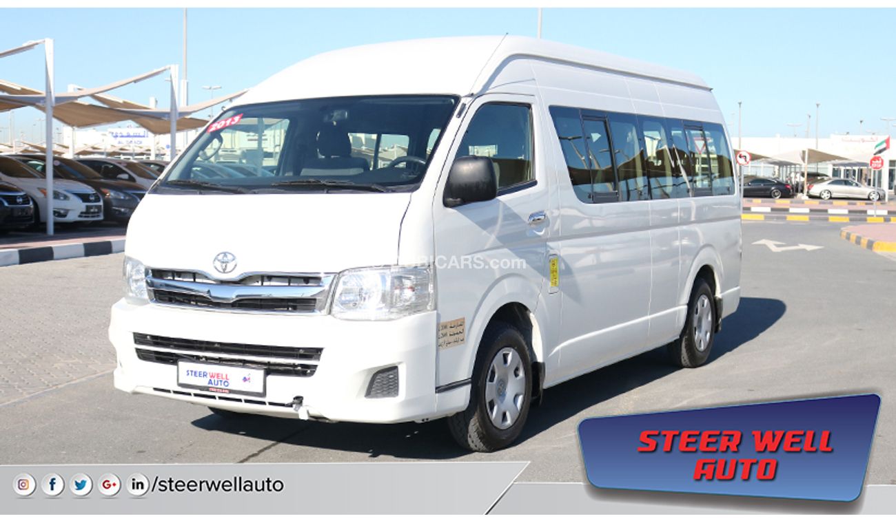 Used Toyota Hiace HIACE HI ROOF 15 SEATER BUS WITH GCC SPEC 2013 for ...