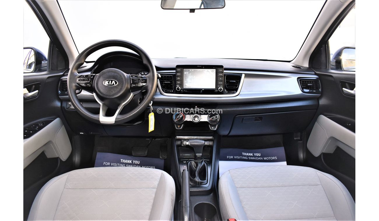Used Kia Rio AED 978 PM | 1.4L EX GCC WARRANTY 2020 for sale in Dubai ...