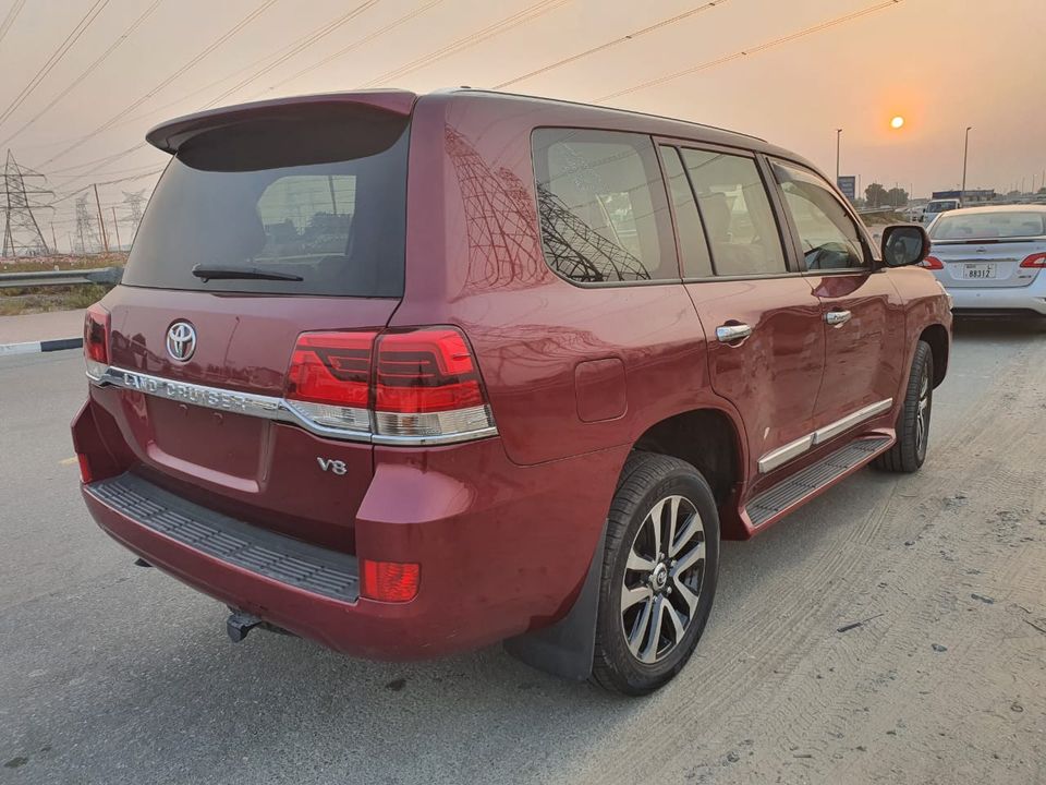 Used Toyota Land Cruiser DIESEL 4.5L RIGHT HAND DRIVE Maroon 2019 2019 ...