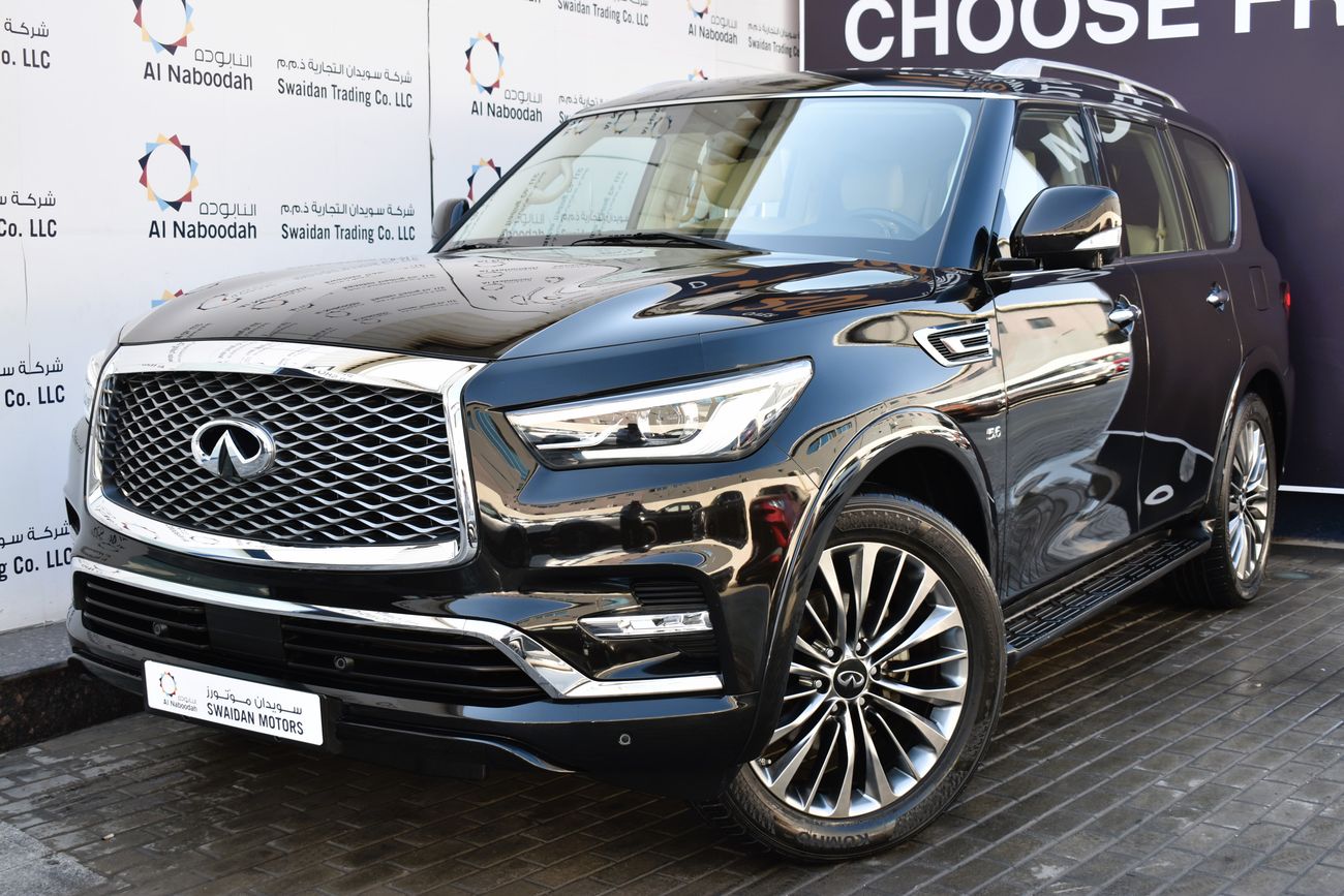 Used Infiniti QX80 AED 2879 PM | 5.6L LUXURY V8 4WD GCC DEALER WARRANTY ...