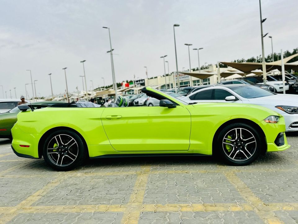 Used Ford Mustang EcoBoost Convertible | Monthly AED 1060/- | 0% DP ...