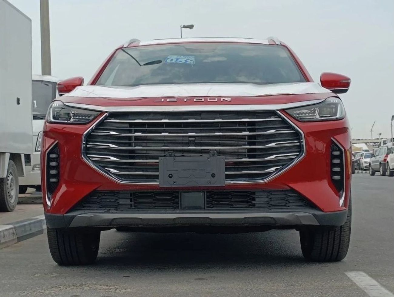 New JETOUR X70 2023 AT1.6 V4 PETROL RED 2023 for sale in Dubai - 759588