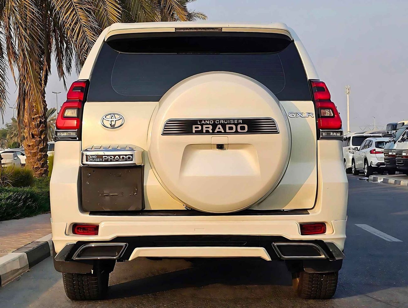 Used Toyota Prado GXR V6 / SUNROOF/ ELECTRIC LEATHER SEATS/ BACK TYRE ...