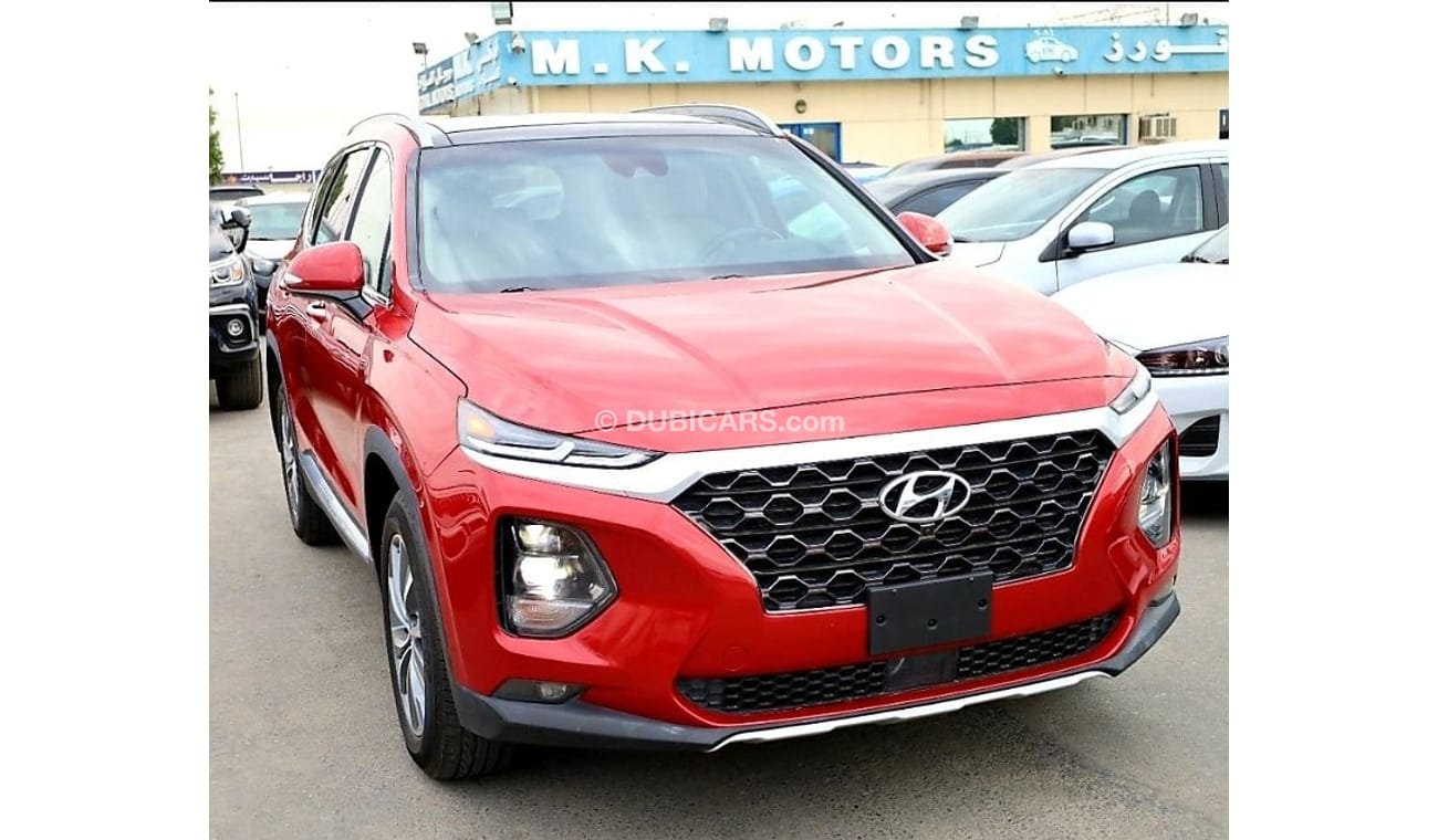 Used HYUNDAI SANTA FE 2019 RED 2019 for sale in Dubai - 569776