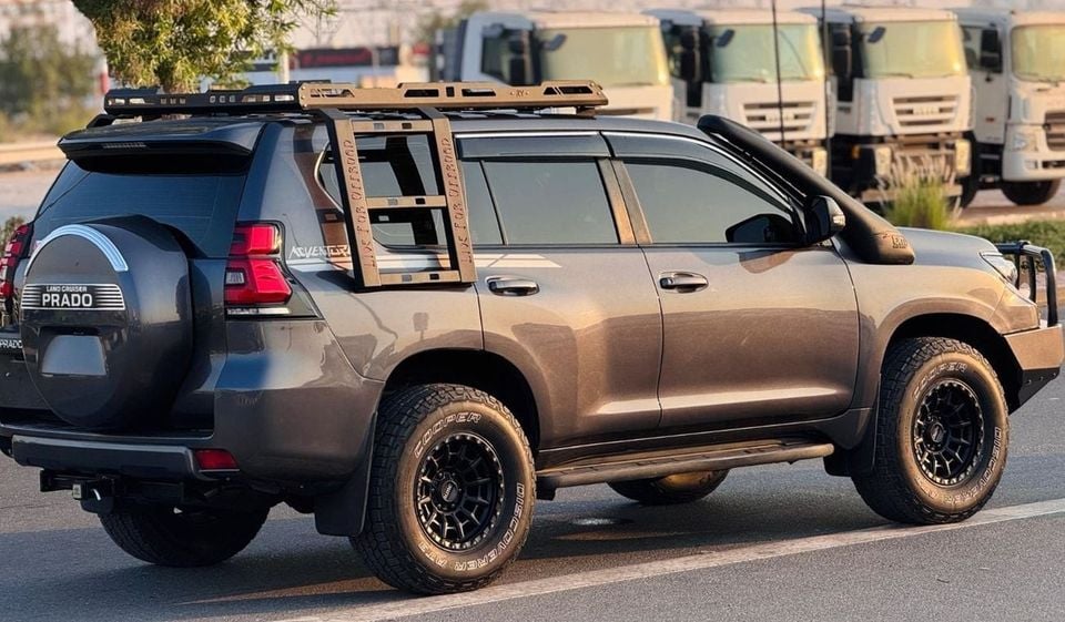 Used Toyota Prado PREMIUM MODIFICATION | ROOF RACK WITH SIDE LADDERS ...