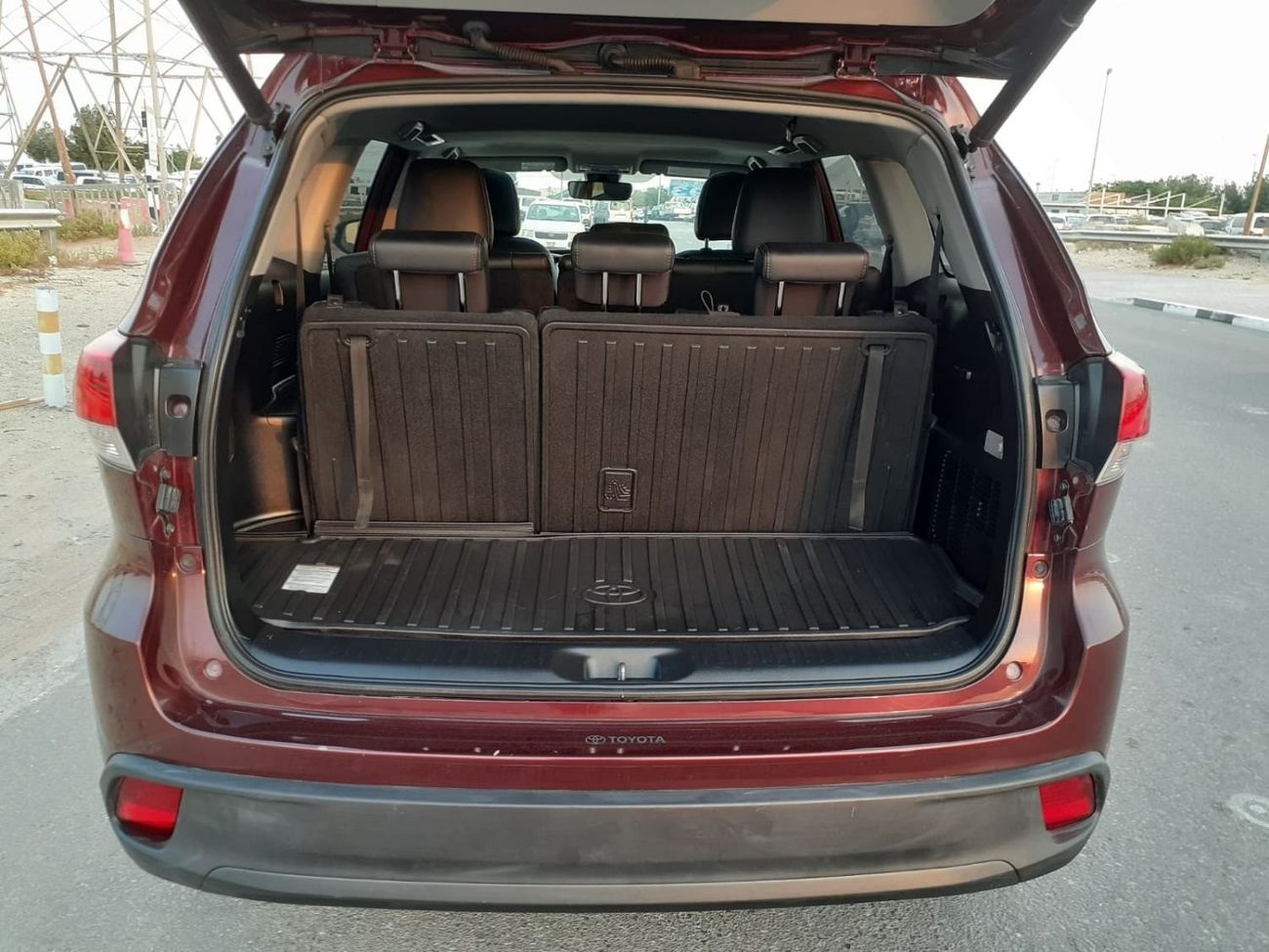 Used 2018 TOYOTA HIGHLANDER XLE AWD MAROON 6Cylinder 3.5L Engine 31632 ...